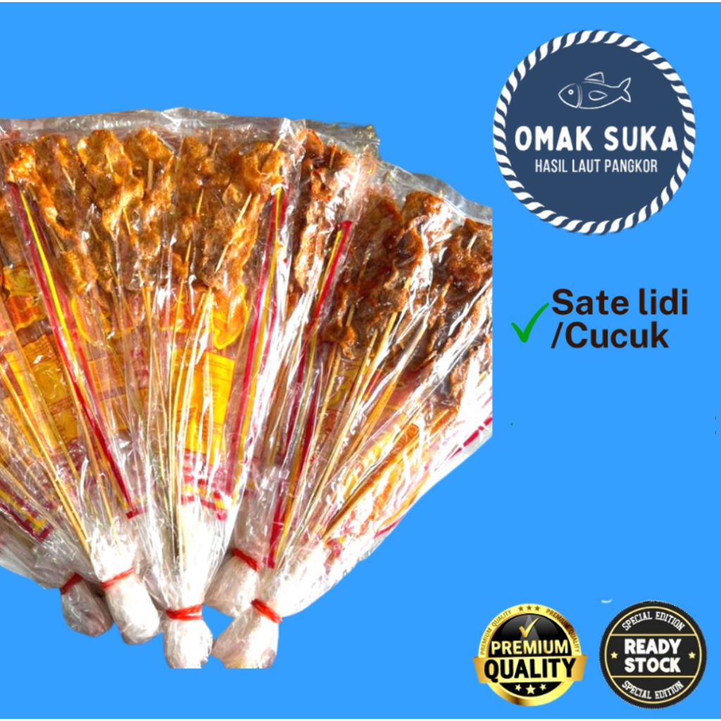 Satay Ikan Cucuk (6 pek) [Sedap] Seri Pangkor Lumut Sate Ikan Pangkor ...