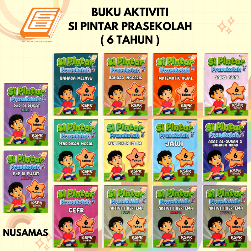 [SBCB] Buku Prasekolah : Si Pintar Prasekolah 6 Tahun | Shopee Malaysia