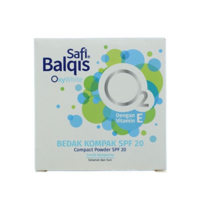Safi Balqis OxyWhite O2 Dengan Vitamin E Compact Powder SPF 20 03-Beige ...