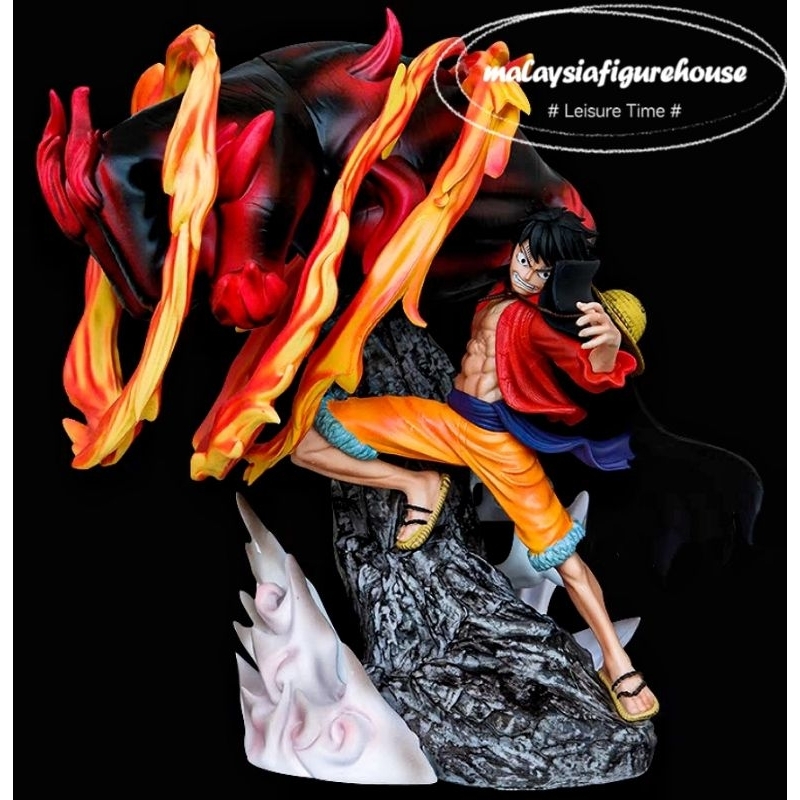 🔥READY STOCK🔥27CM ONE PIECE DS MONKEY D LUFFY GEAR THREE FIRE HAND COPY ...