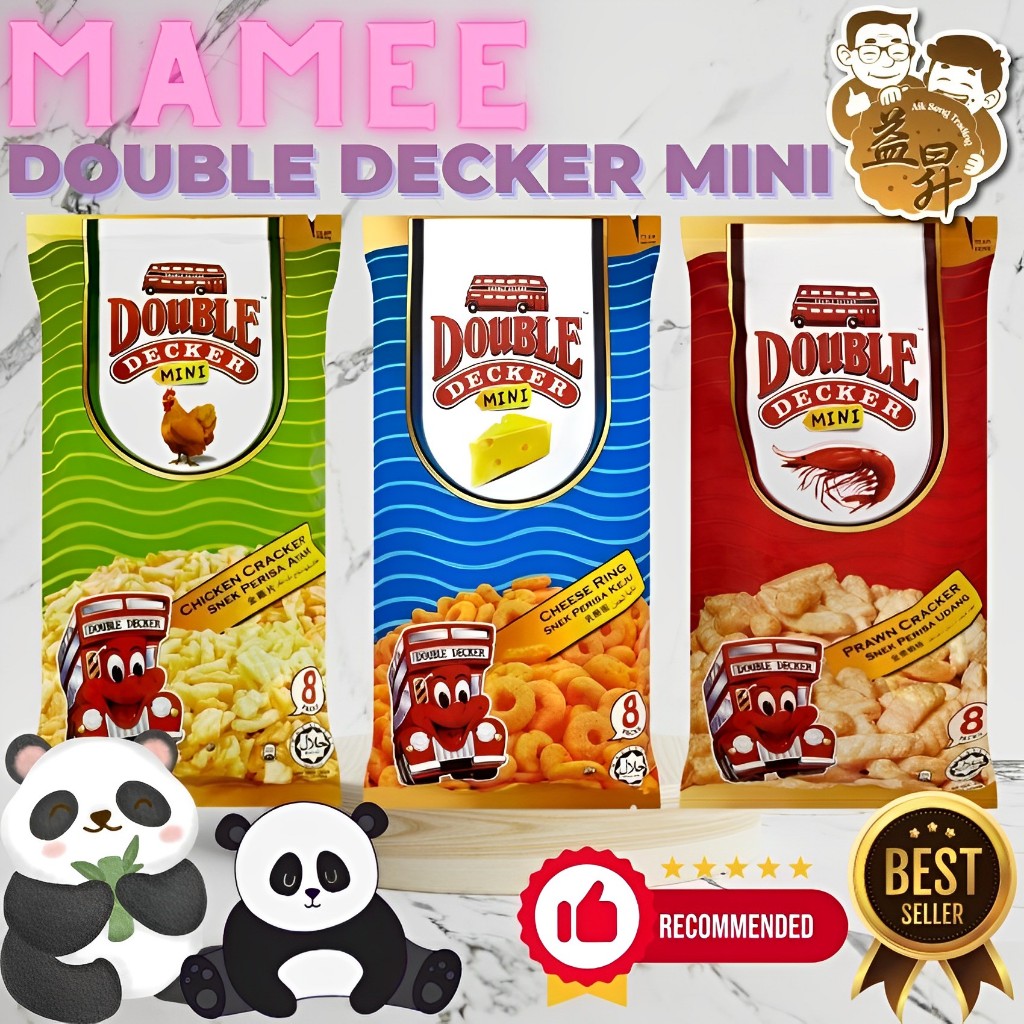 30 packs x 10gm - Mamee Double Decker Mini [Chicken Cracker / Prawn ...