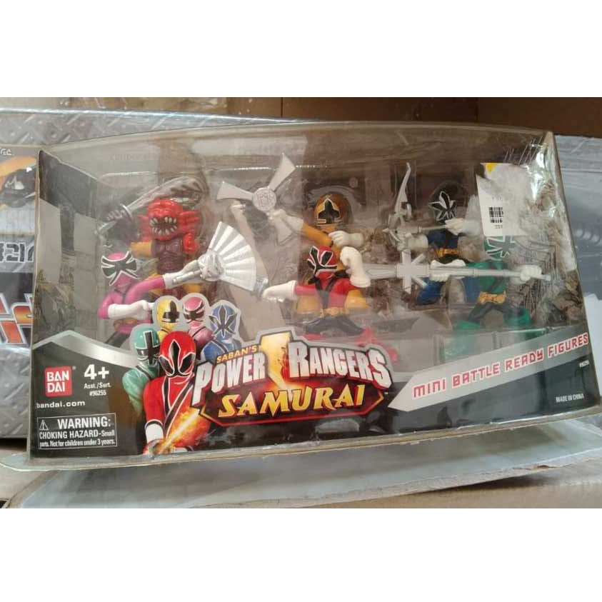 Clearance Power Rangers Samurai Mini Battle Ready Figure (Box dented or ...