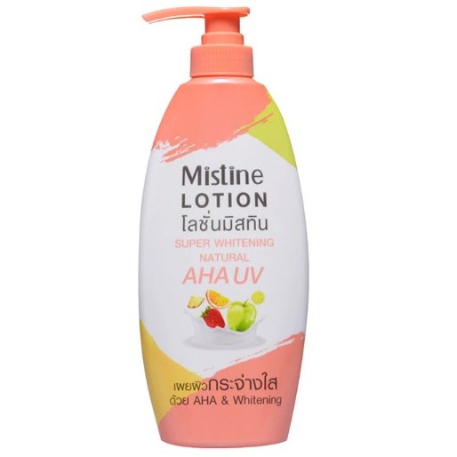 MISTINE Lotion Super Whitening Natural AHA UV 400ml | Shopee Malaysia