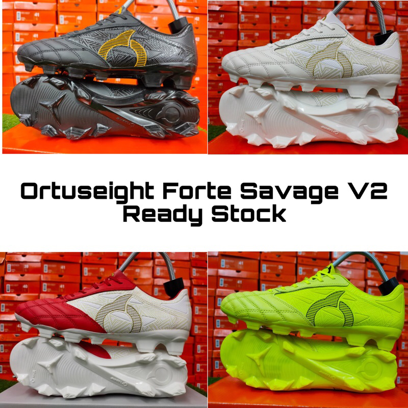 KASUT BOLA FOOTBALL BOOTS ORTUSEIGHT FORTE SAVAGE V2 FG CLAWS FG ...