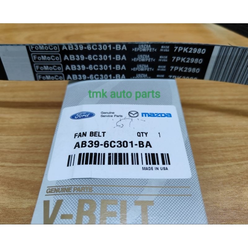 FORD (7PK2980) RANGER 3.2 2011" FAN BELT (AB39-6C301-BA) | Shopee Malaysia