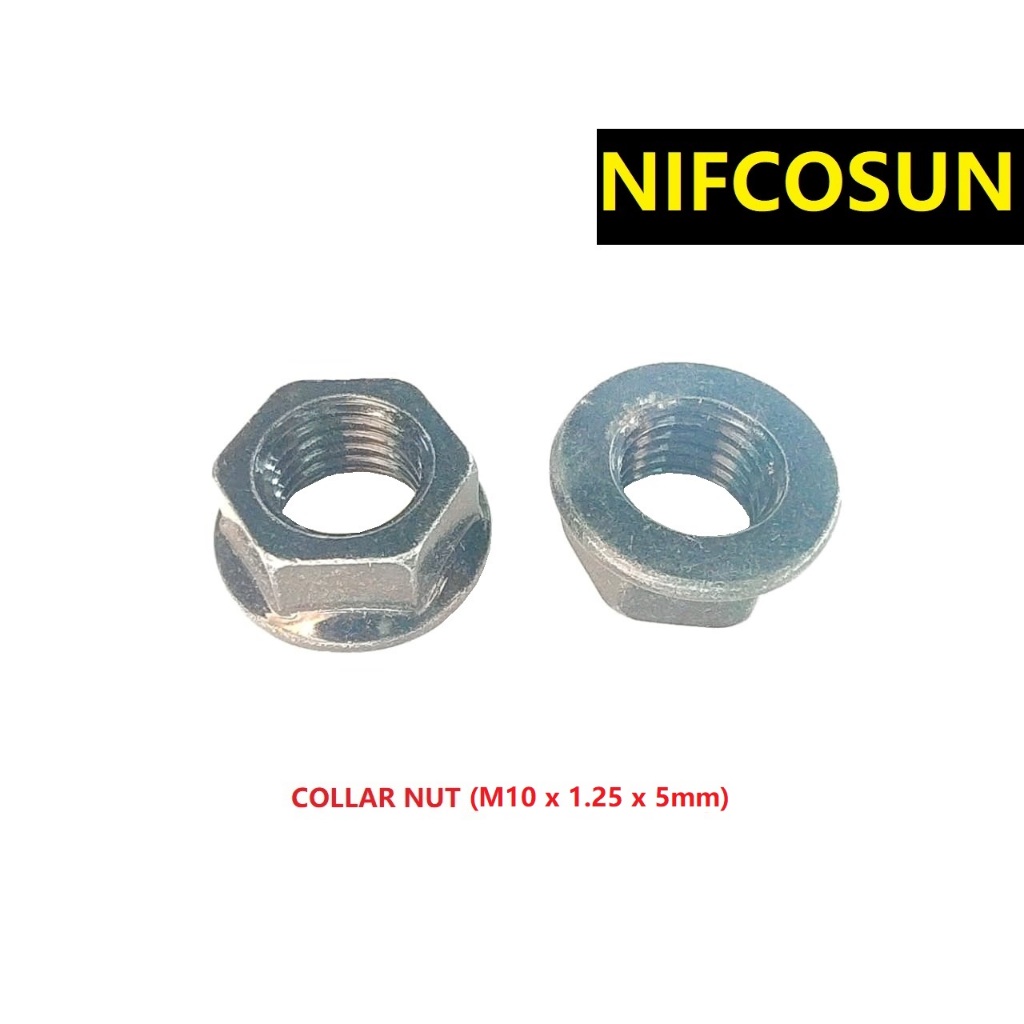 [READY STOCK] COLLAR NUT (M10 x 1.25 x 5mm) | Shopee Malaysia