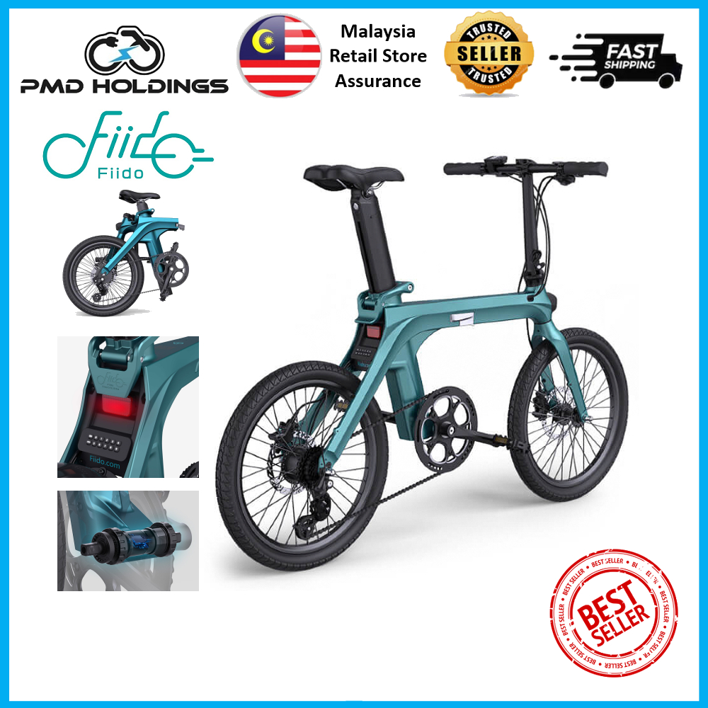 Ready Stock Fiido X Folding Electric Bike With Torque Sensor 250W 11 ...