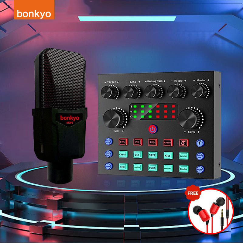 V8S+M996 SoundCard set Bluetooth Audio Usb External - Sound Card ...