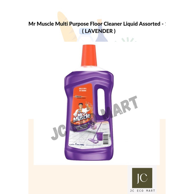Mr Muscle Multi Purpose Floor Cleaner Liquid Assorted - 1L | Pencuci ...