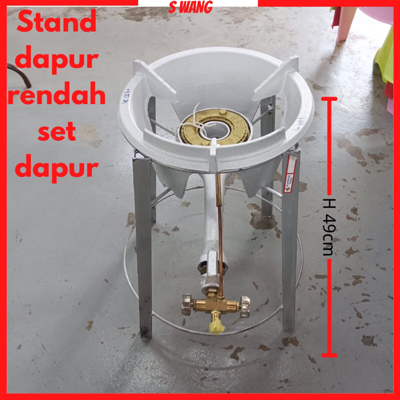 3B Stove With Iron Stand / Stove Stand / Hawker Stove Stand / Kaki ...