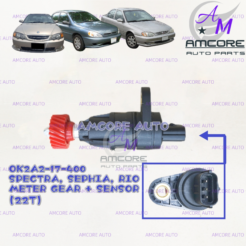 KIA SPECTRA / SEPHIA / RIO (22T) - SPEEDOMETER SENSOR + GEAR / SPEED ...