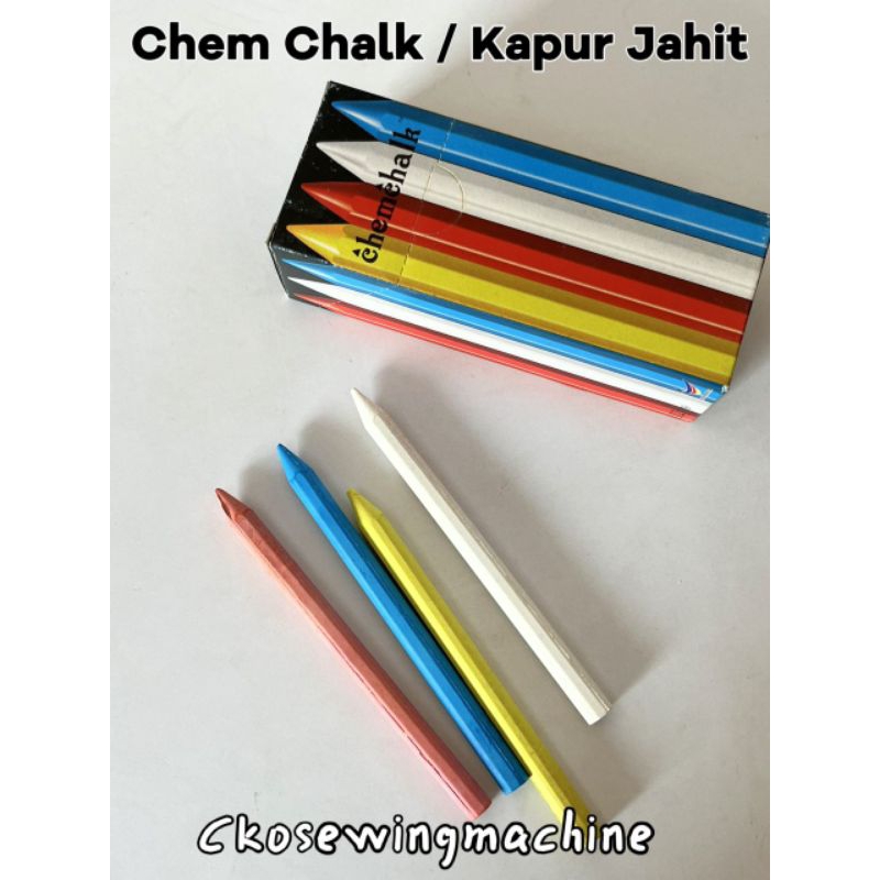 Tailor Chalk / Chem Chalk / Kapur baju / Kapur Jahitan / Kapur Pen ...