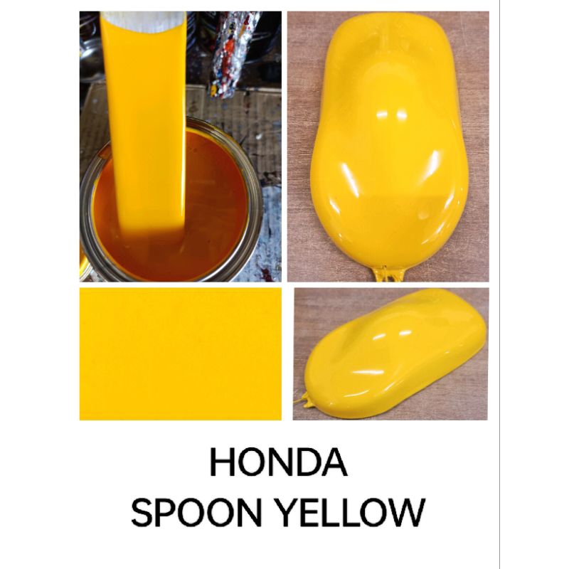 HONDA SPOON YELLOW (2K CAR PAINT HIGH TEMP ) | Shopee Malaysia