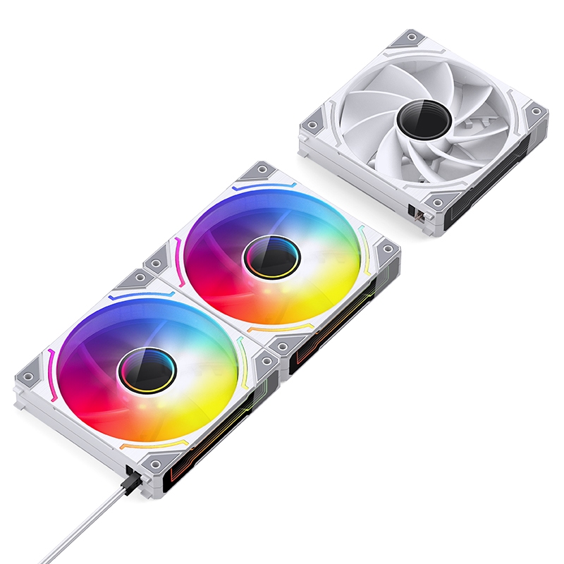 Jonsbo ZH-120 3 Pin ARGB PWM 12cm Reverse Fan / Building Block Fan ...
