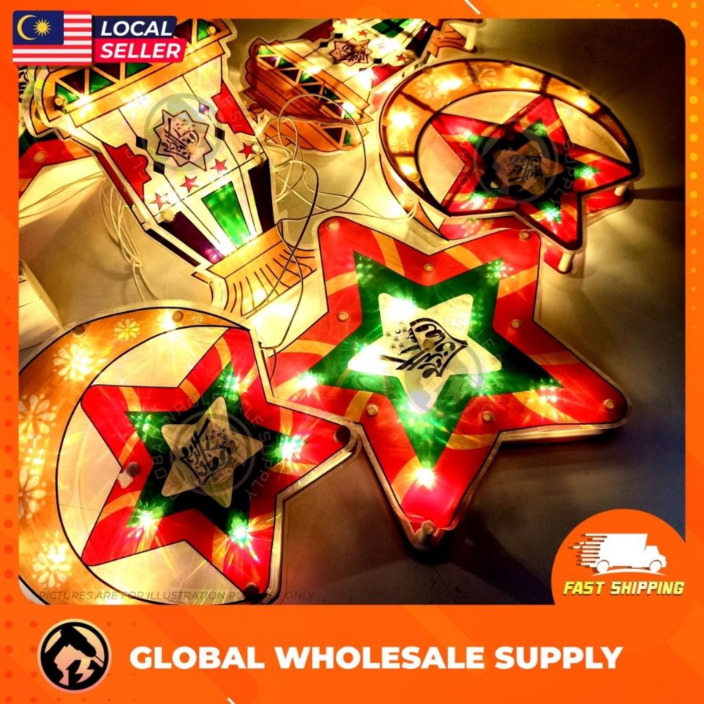 Lampu Liplap Lampu Raya Kelip Ramadan Decoration Fairy Light Plug Lampu ...