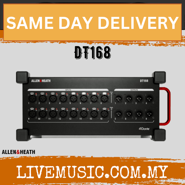 Allen & Heath DT168 16-input Dante I/O Expander ( DT 168 / DT-168 ...