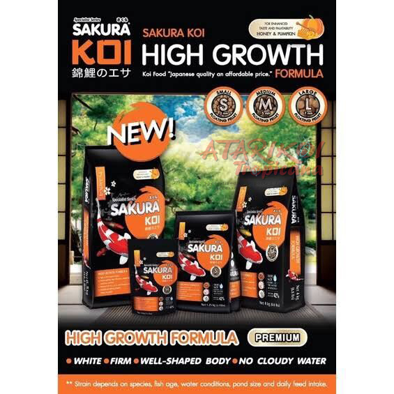 Sakura Fish Food - High Growth - 15KG (Floating) | Shopee Malaysia