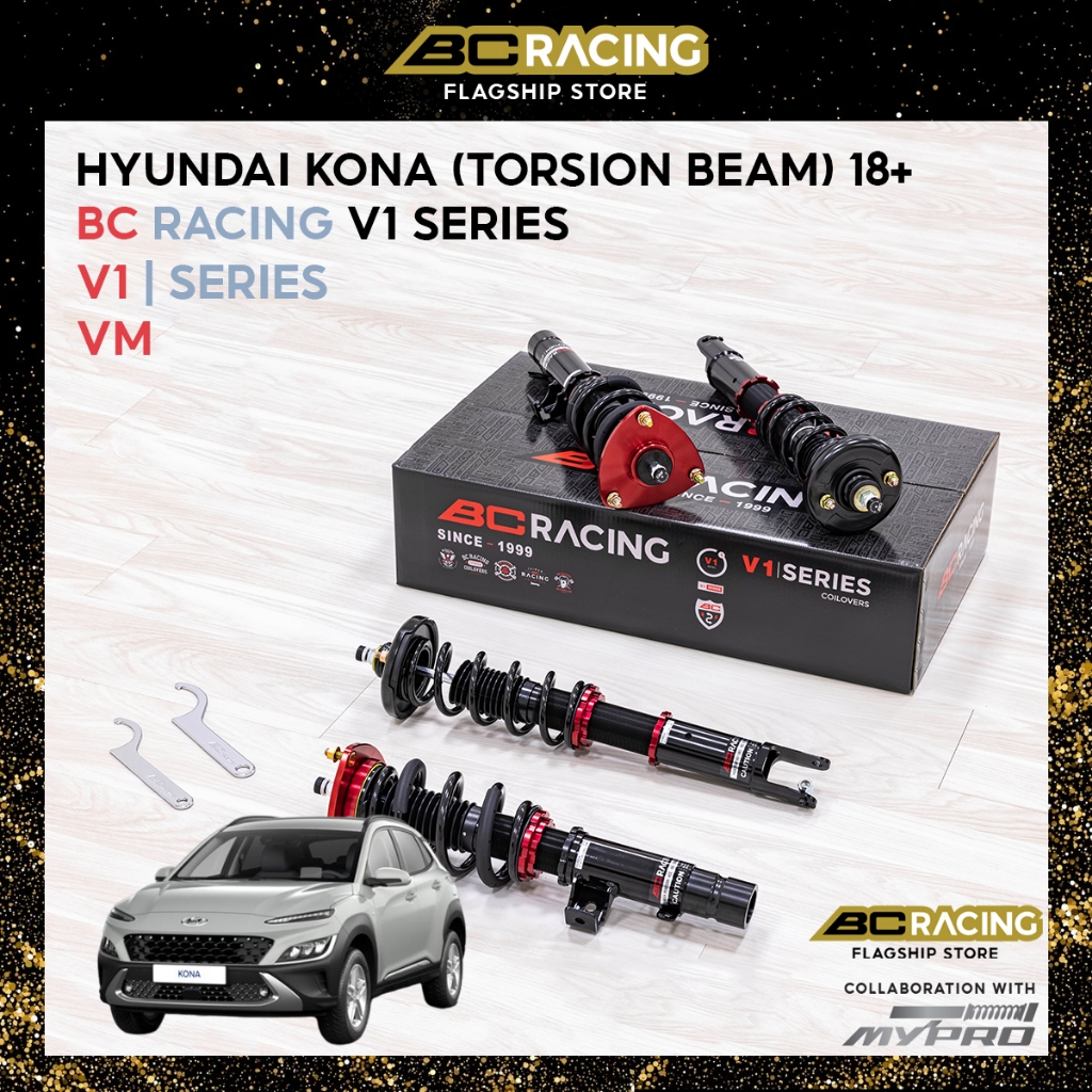 BC Racing V1 Series High Low Soft Hard Adjustable Absorber for Hyundai ...