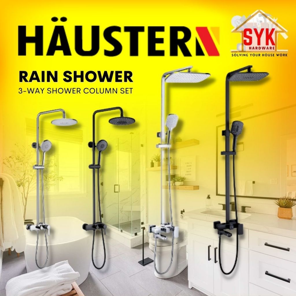 SYK Haustern Shower Set Bathroom TAZEL KASKA BEETHOVA Rain Shower Set ...