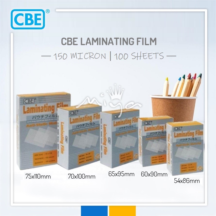 CBE LAMINATING FILM (ANTI-STATIC MATERIAL) 150 MICRON | Shopee Malaysia