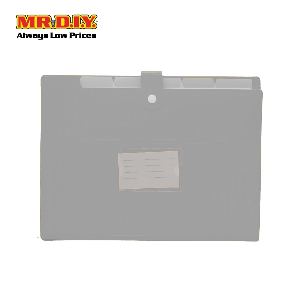 A4 6 Pockets Expanding File Folder with Button | Shopee Malaysia