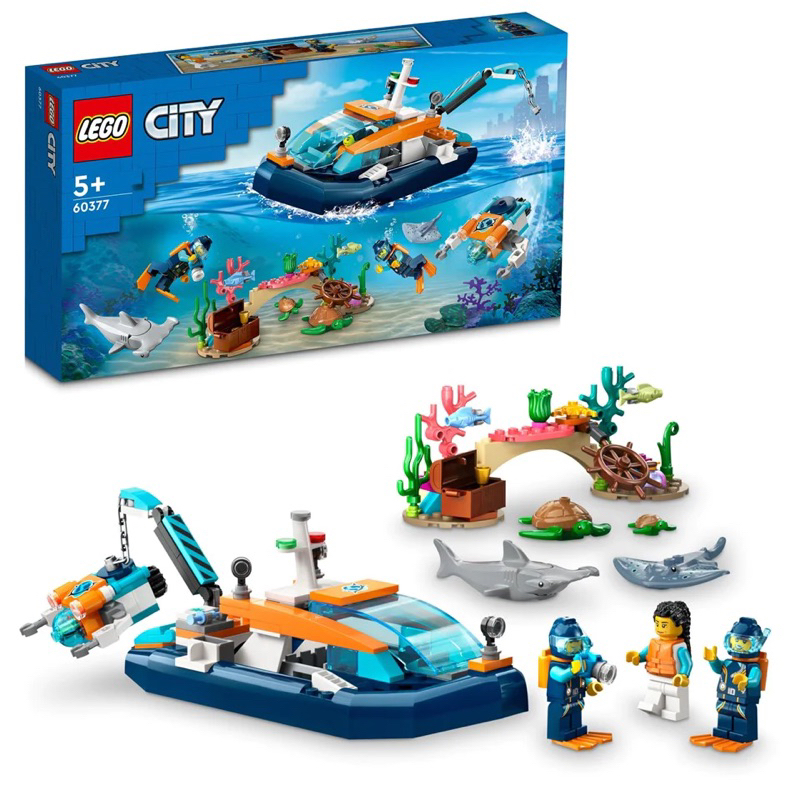 [ Ms.M ] 60377 LEGO City Explorer Driving Boat | Shopee Malaysia