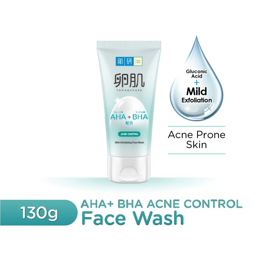 HADA LABO AHA+BHA Acne Control Face Wash 130G | Shopee Malaysia