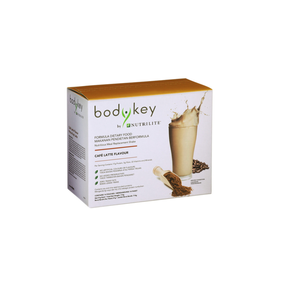 BodyKey By Nutrilite Meal Replacement Shake (Café Latte) | Shopee Malaysia