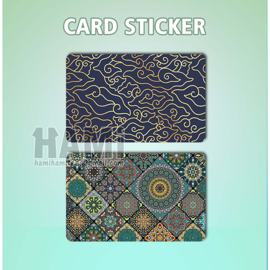 BATIK touch n go card sticker - CORAK BATIK card sticker - MALAYSIA ...