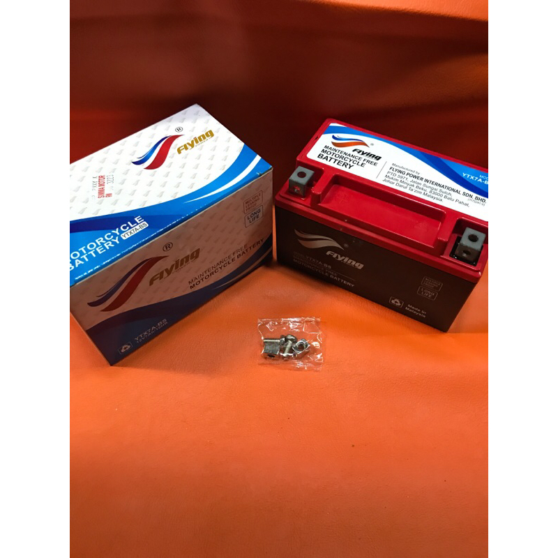 FLYING POWER MAINTENANCE FREE BATTERY YTX7A-BS FOR ELITE150 PASSION ...