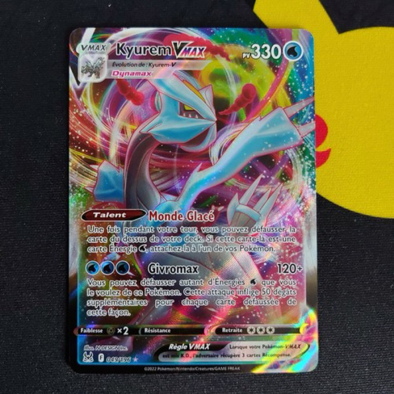 Kyurem Vmax 049/196 pokemon card | Shopee Malaysia