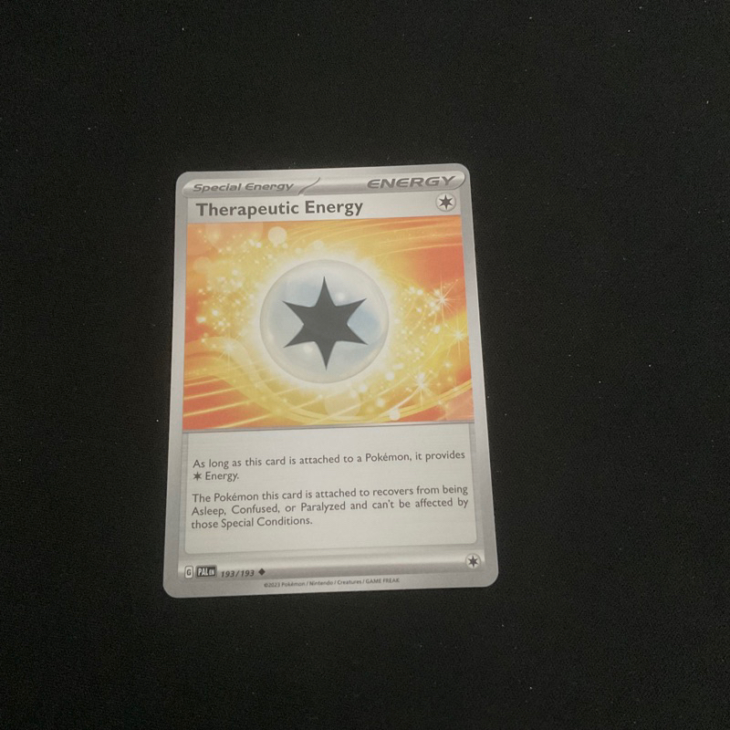 Pokemon Trading Card Game TCG: Therapeutic Energy 193/193 - Paldea ...