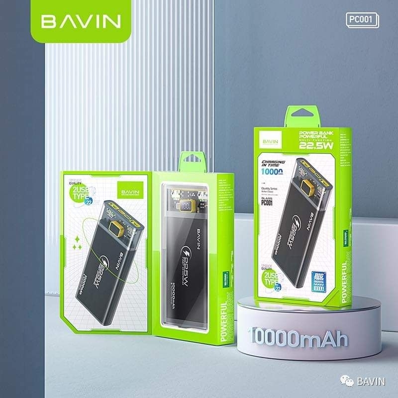 Bavin PC001 10000mAh Powerbank | Shopee Malaysia