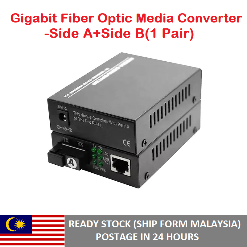 Gigabit 10/100/1000M Ethernet Ftth SC Fiber Port Optical Fiber Media ...