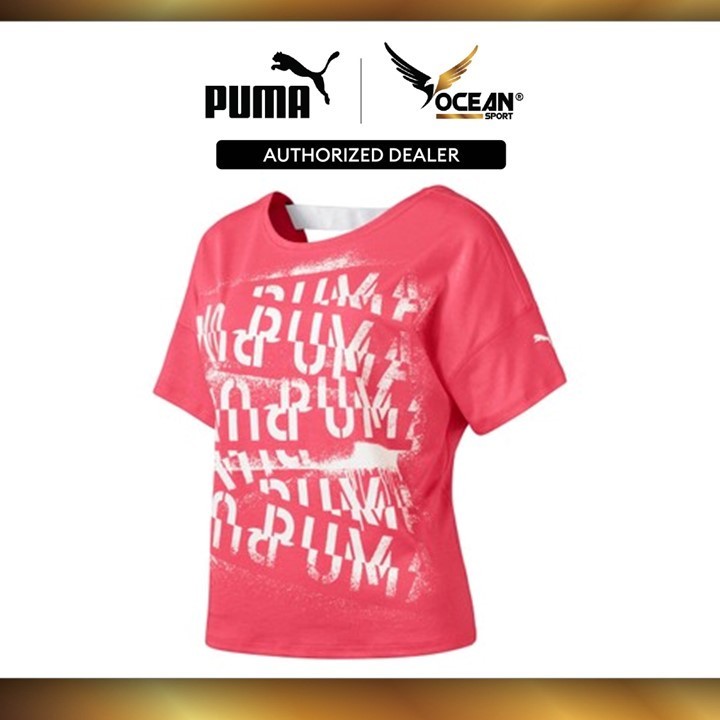 Puma HIT Feel It Tee Pink Alert 51831901 | Shopee Malaysia