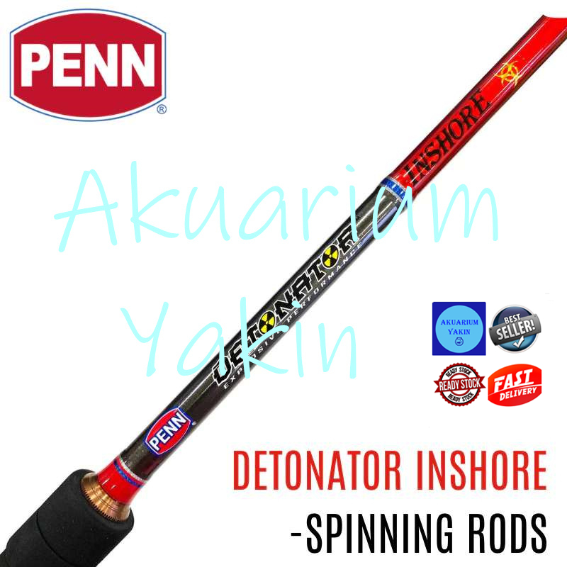 4077 JORAN PANCING PENN DETONATOR INSHORE K GUIDE SALTWATER SPINNING ...