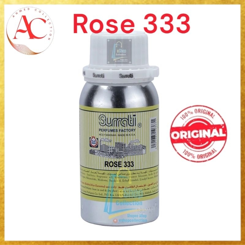 Rose 333 By Surrati 100ml Perfume KSA Original Saudi Arabia Perfume By ...