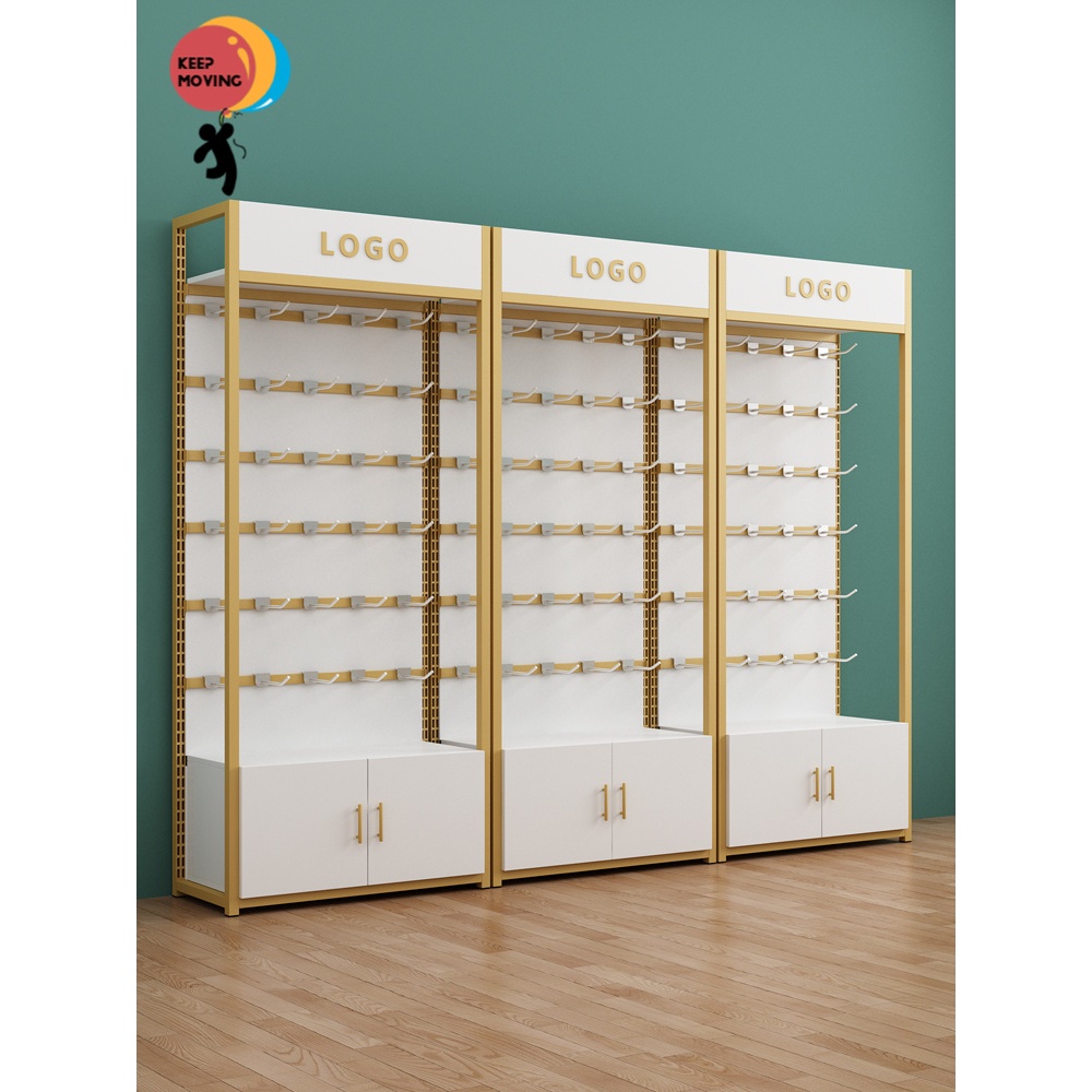 Adjustable Display Rack Cabinet Kabinet Rak Paparan Full Set With ...