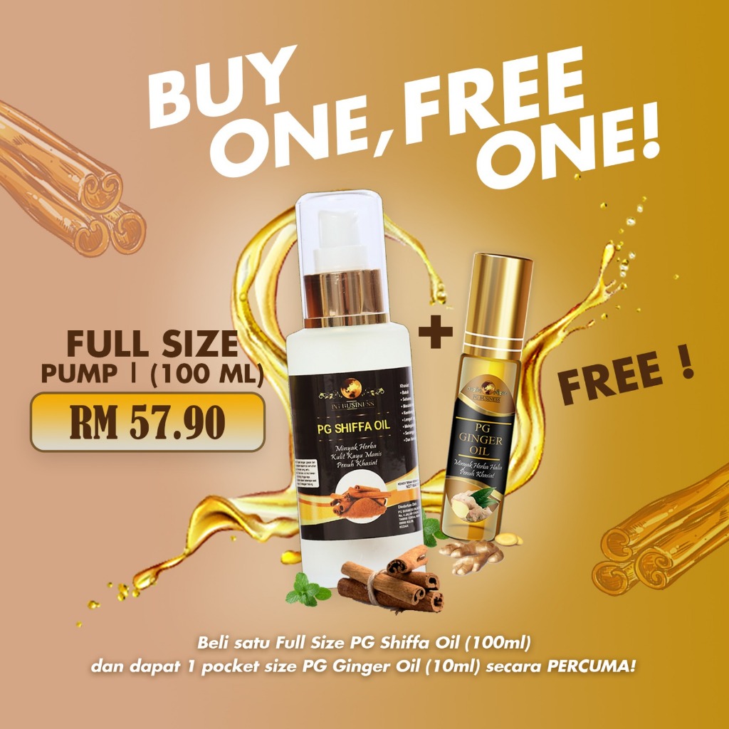 PG SHIFA OIL 100ML (ORIGINAL HQ) -MINYAK HERBA BERASASKAN KULIT KAYU ...