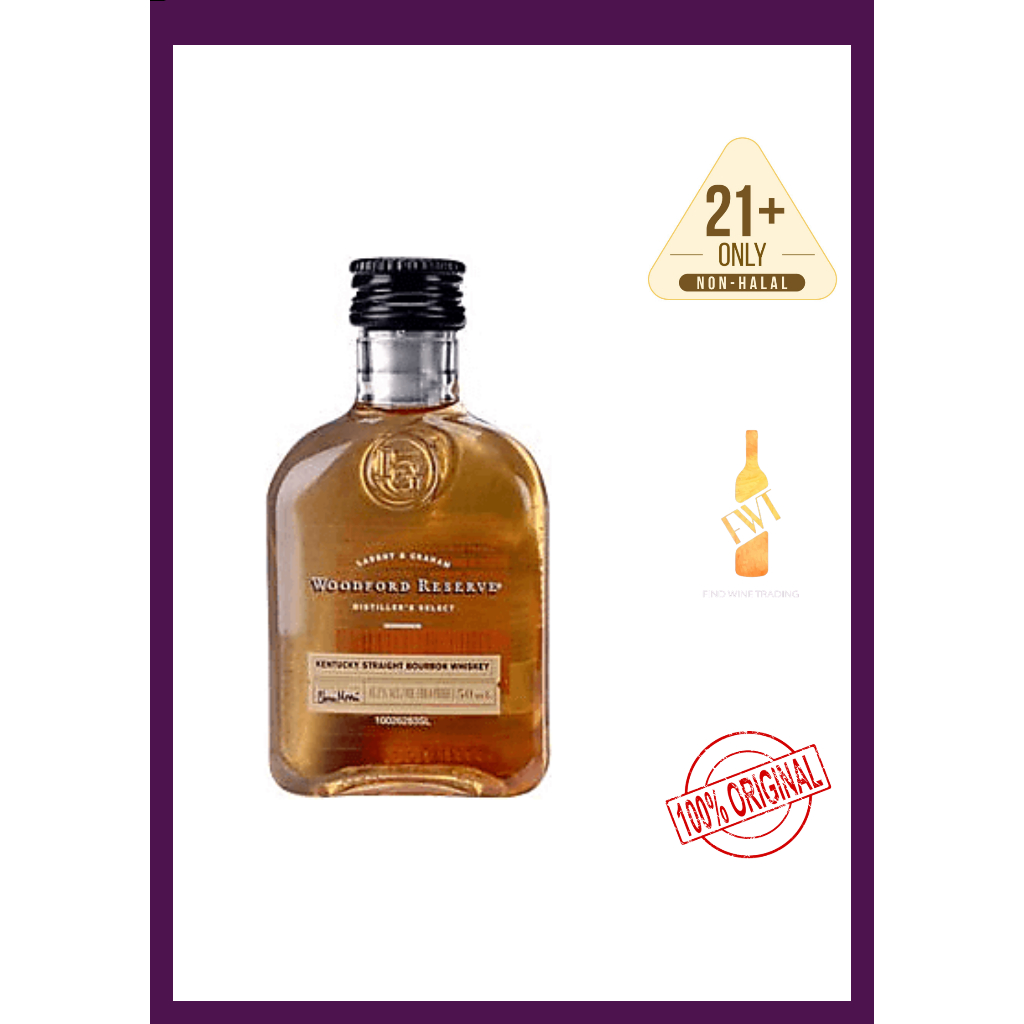Woodford Reserve Miniature 50ml 43.2abv PET BTL | Shopee Malaysia