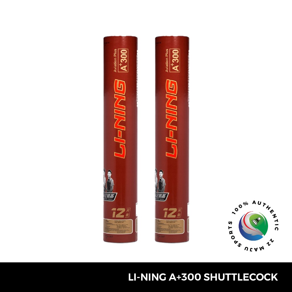 LI-NING A+300 BADMINTON SHUTTLECOCK AYQD024 APPROVED BY BWF 77 SPEED LI ...