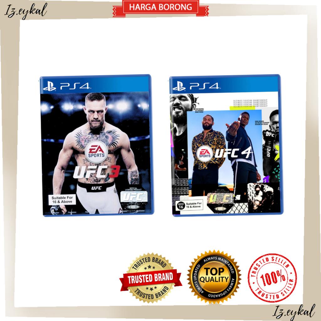 [PHYSICAL DISC] CHEAPEST PS4 UFC 4 Ultimate Fighting Championship 4 ...
