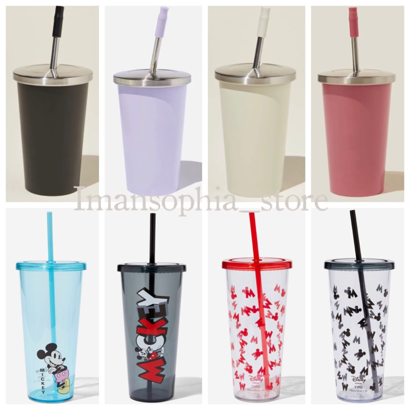 Typo Sipper Smoothy Cup & Metal Smoothie Cup | Shopee Malaysia