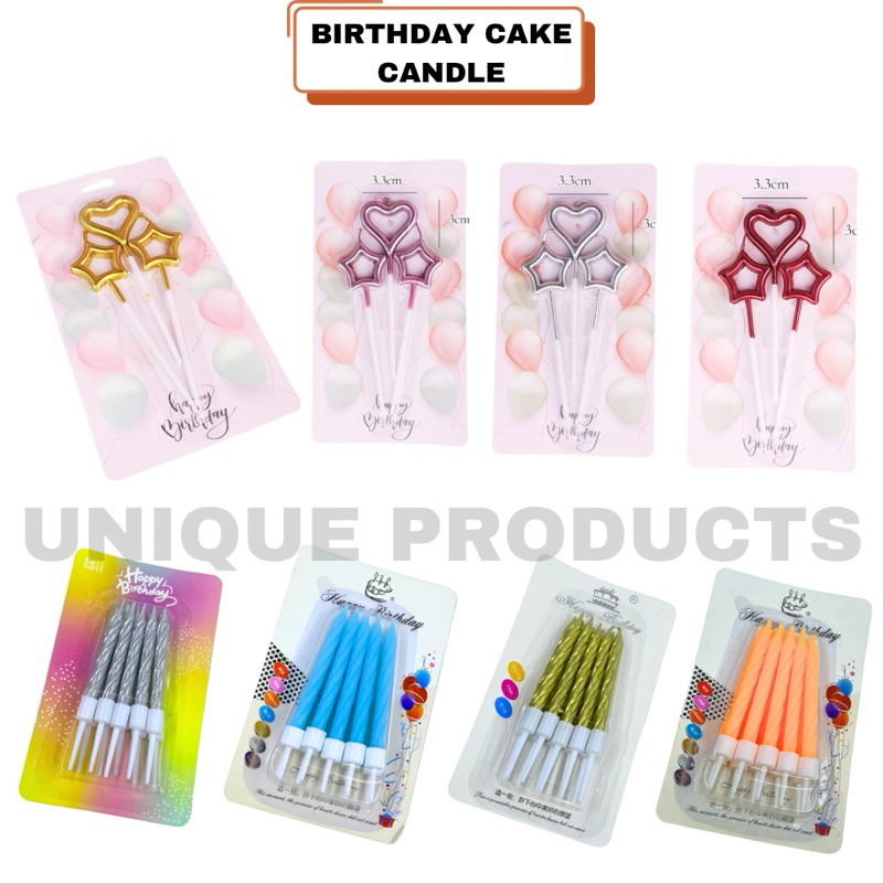 Birthday Cake Candles Cake Decoration Lilin Kek Hiasan | Shopee Malaysia