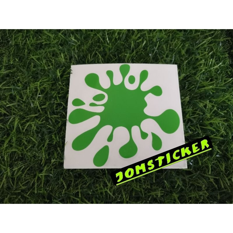Sticker corak tampal calar kereta/water splash(sticker cutting/potong ...