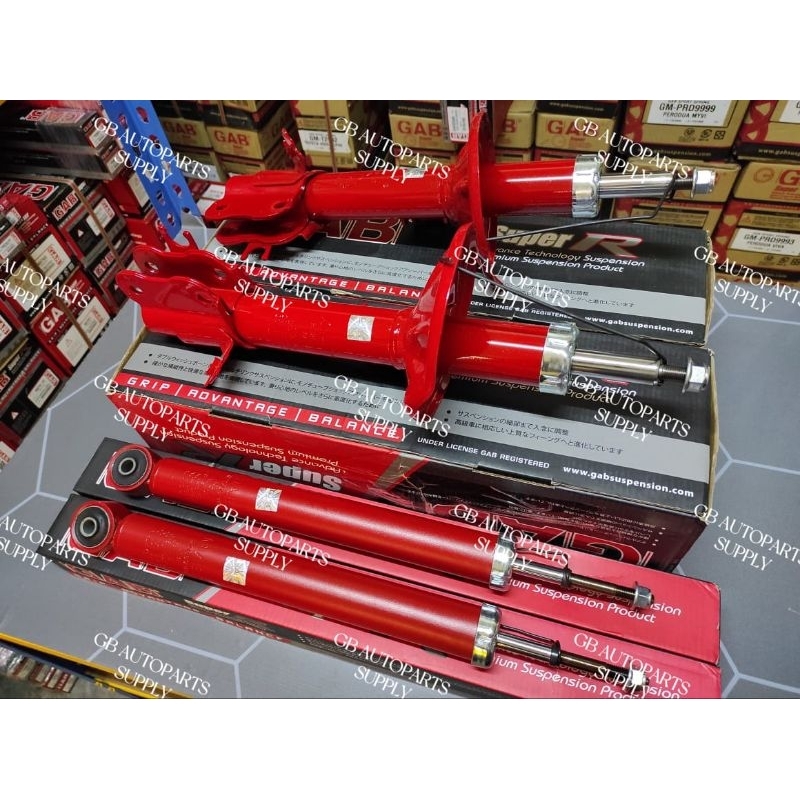 Toyota YARIS 1.5 NSP151 NSP152 Front and Rear Pair Heavy-duty Gas ...