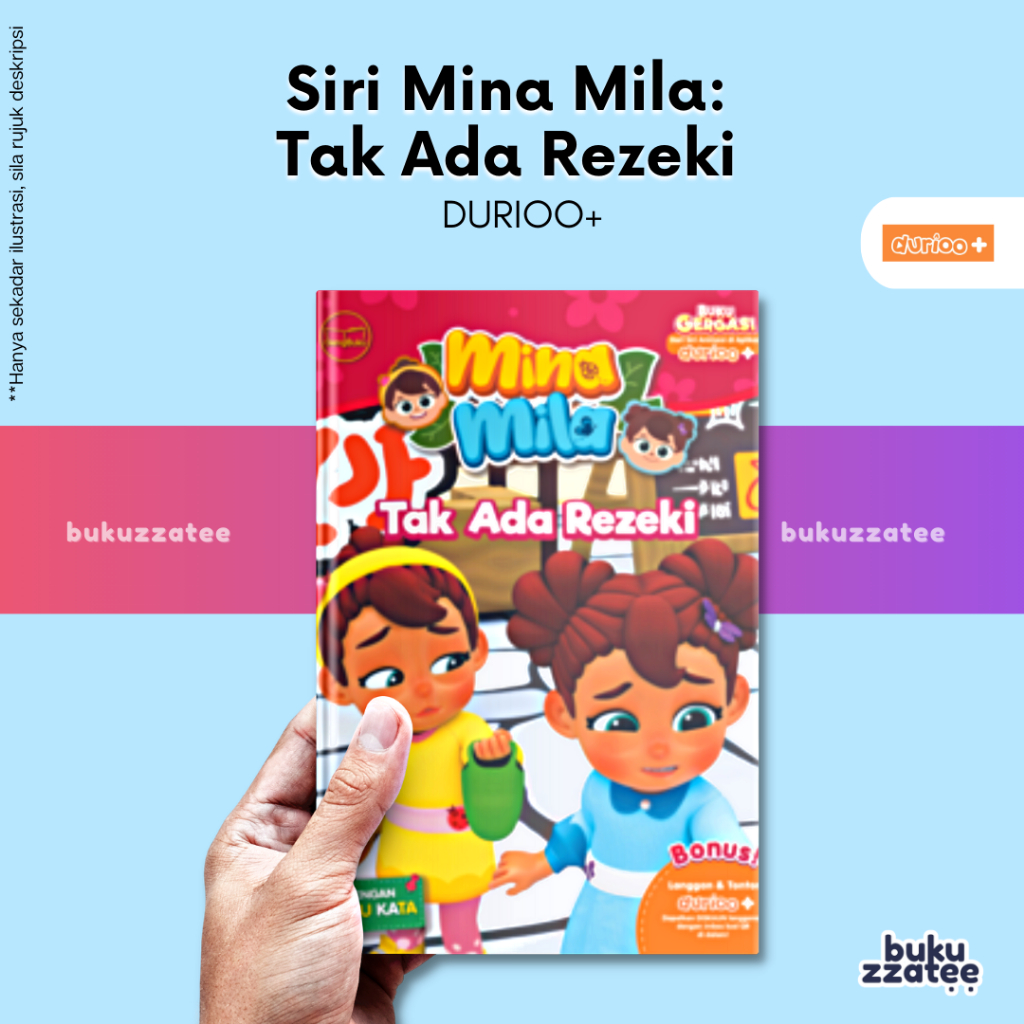 (Buku Saiz Gergasi) Siri Mina Mila: Tak Ada Rezeki | Big Book Durioo+ ...