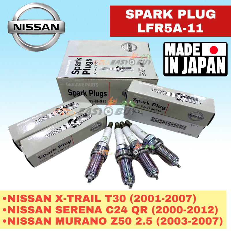 100% ORIGINAL NISSAN SPARK PLUG 22401-8H515 LFR5A-11 - NISSAN X-TRAIL ...
