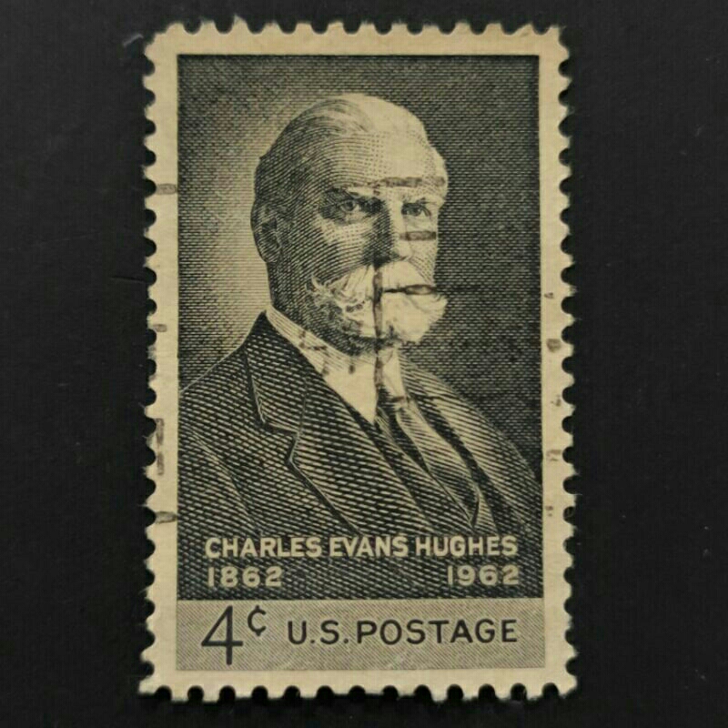 1962 Stamp USA-Complete Unique Used Stamp-4c Statesman Charles Evans ...