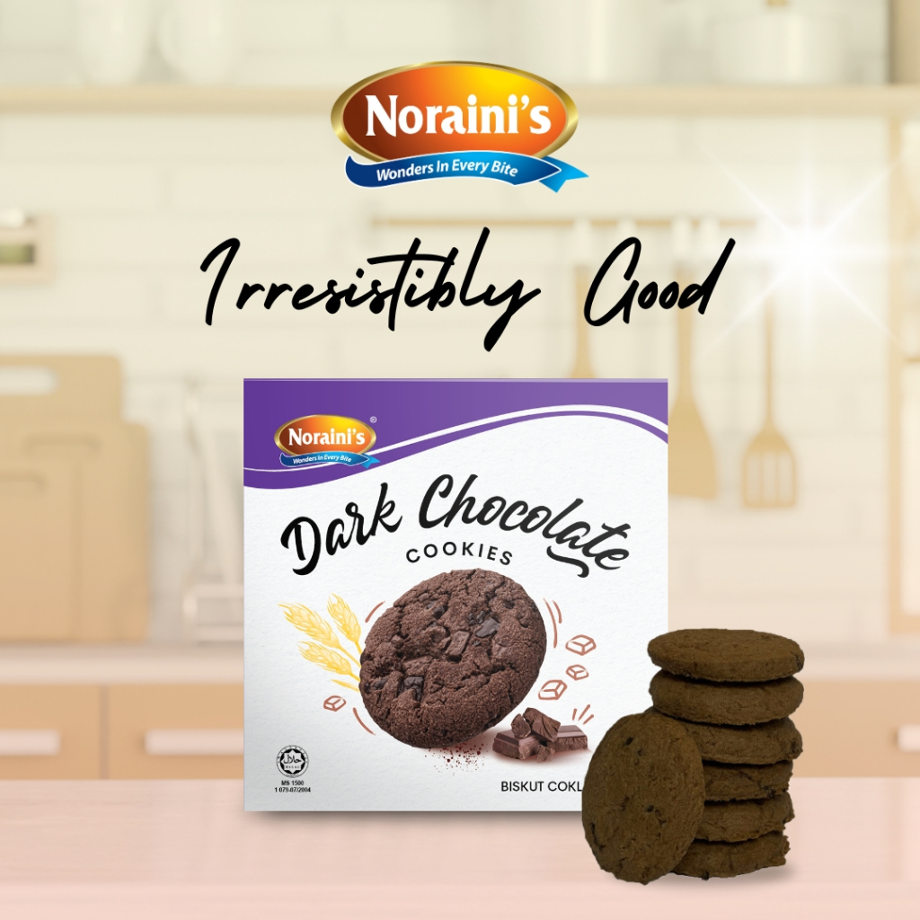 NORAINI'S DARK CHOCOLATE COOKIES 80GM | Shopee Malaysia